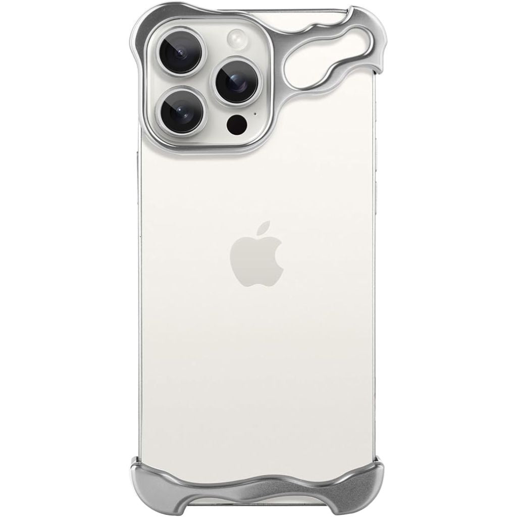 Minimal Metal Case for Apple iPhone, Slim, Lightweight, and Bumper Design